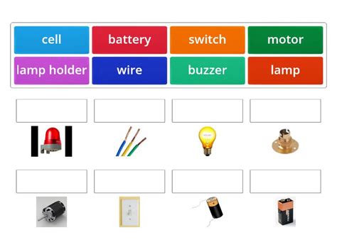 Circuit Components Match Up