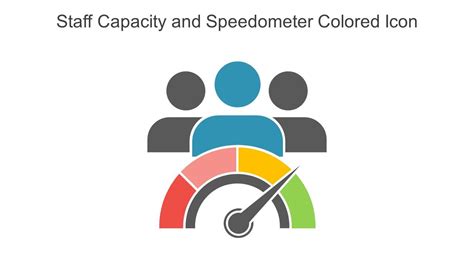 Staff Capacity And Speedometer Colored Icon In Powerpoint Pptx Png And Editable Eps Format PPT