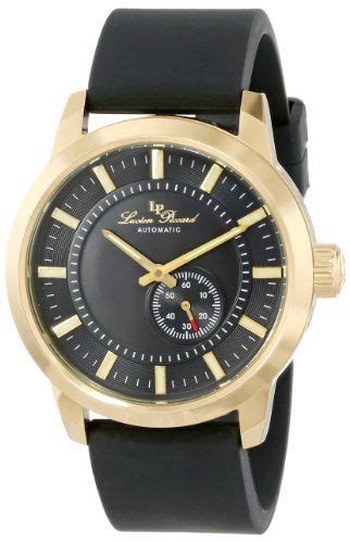 Lucien Piccard Mens Lp 12550 Yg 01 Bk 90th Anniversary Analog Display Japanese Automatic Black