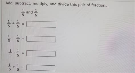 Solved Add Subtract Multiply And Divide This Pair Of Chegg Com