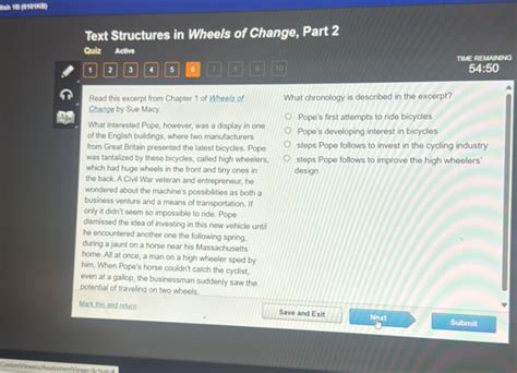 Text Structures In Wheels Of Change Part 2 StudyX