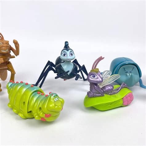 Vintage Lot Of 9 A Bugs Life Mcdonalds Happy Meal Toys And Figures