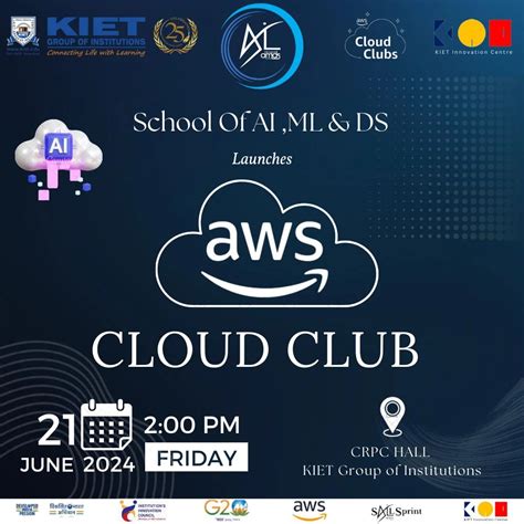 School Of Ai Ml And Ds On Linkedin Aws Kiet Techevent Cloudcomputing