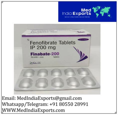 Fenofibrate Tablets Ip 160 Mg At ₹ 150 Stripe In Kamptee Id 2851766959133