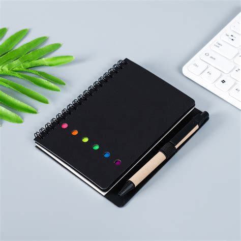 Hami Spiral Notebook With Ballpen 70 Sheets Line Spring Notebook Coil Notebook Notepad 12x15cm