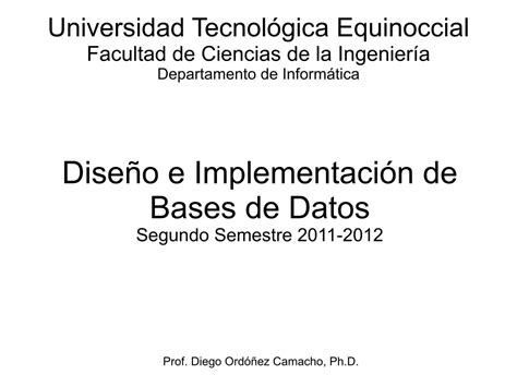 PDF de programación Diseño e Implementación de Bases de Datos