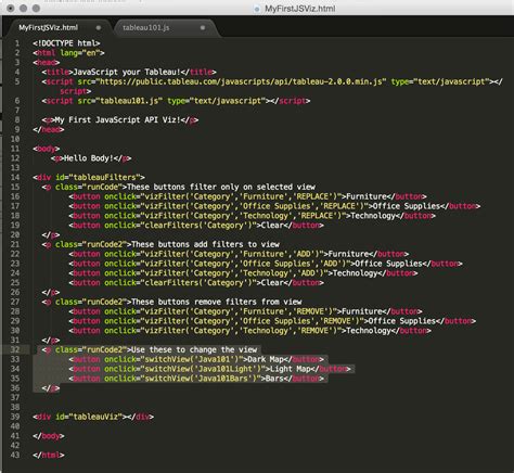 Tableau Js Api 101 — Datablick