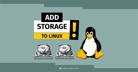 How To Add New Storage Drive To A Linux System