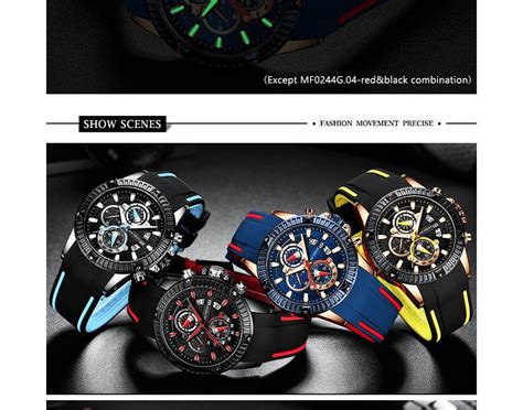 Mini Focus MINIFOCUS Fashion Watch Men Sports Watches Clock Male 0244 ...