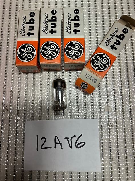 12av6 Set Of 4 Tubes Reverb