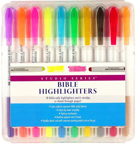 Bible Gel Highlighters 10 Piece Set