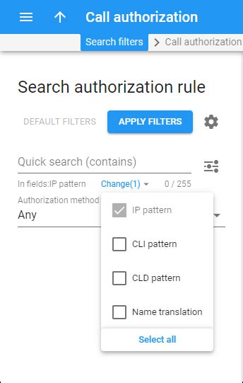Search Authorization Rule Portaone Documentation April 7th 2023