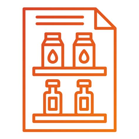 Planogram Generic Gradient Outline Icon