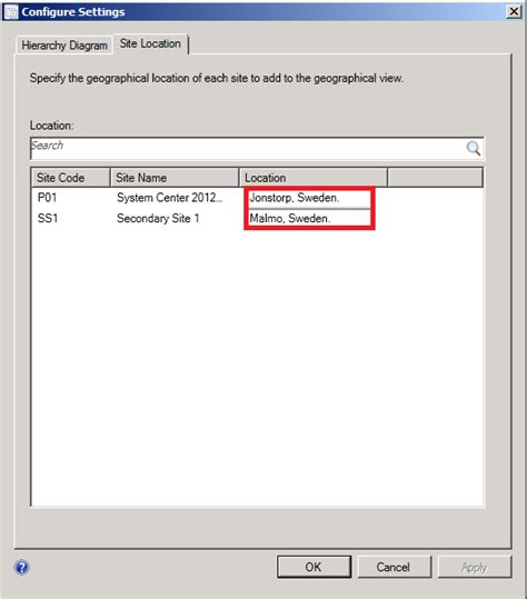 How Can I Display My System Center 2012 Configuration Manager Hierarchy In Bing Maps Just