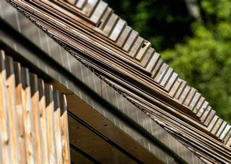 Larch Clad Shelter Designed For Roman Ruins