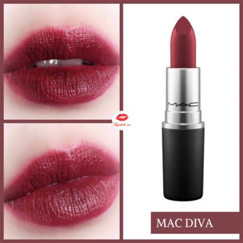 Son Mac Diva 603 Màu Đỏ Rượu Đẹp Nhất Dòng Matte