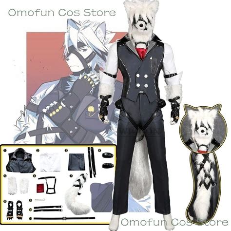 Jual Game Zenless Zone Zero Cos Von Lycaon Cosplay Costume Fursuit
