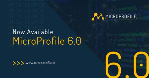 microprofile 6 0 release microprofile