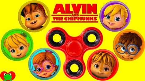 Alvin And The Chipmunks Fidget Spinner Play Doh Surprises Alvin And