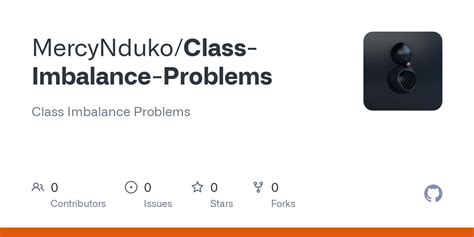 Github Mercyndukoclass Imbalance Problems Class Imbalance Problems