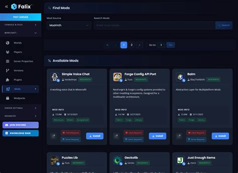 Minecraft Server Hosting Falix