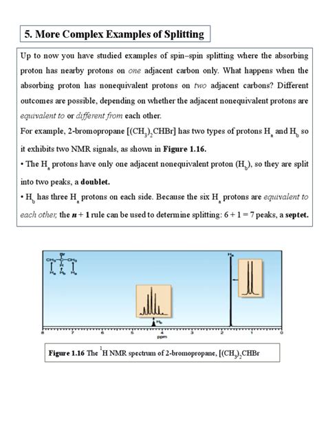 More Complex Examples Of Splitting Download Free Pdf Proton Nuclear Magnetic Resonance