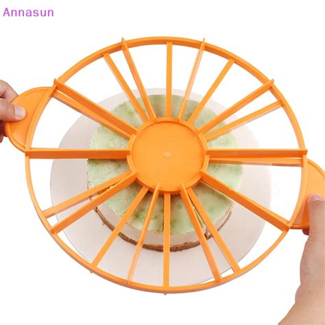 Annasun 1012 Slices Cake Equal Portion Cutter Round Bread Cake Mousse