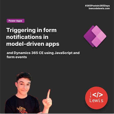 Creating In Form Notifications In Model Driven Apps Low Code Lewis