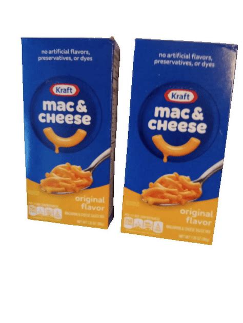 Kraft Original Mac N Cheese Macaroni And Cheese Dinner 725 Oz Box