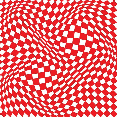 Abstract Geometric Red Rounded Rectangle Wave Pattern Perfect For Background Wallpaper