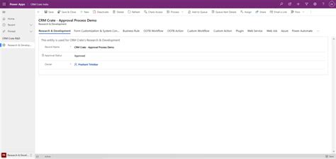Dynamics 365 Create An Approval Process Using Power Automate In Crm