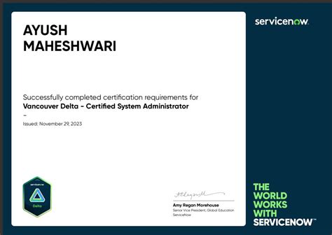 Ayush Maheshwari On Linkedin Servicenow Servicenowdeveloper Servicenowcertification…