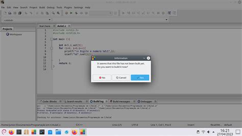 Codeblocks Do Linux Bugou C E C Guj