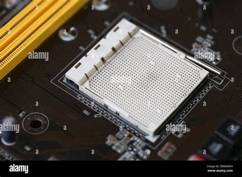 Focus On Cpu Slots To Illustrate The Architecture Of Computer Technology Background Of Computer