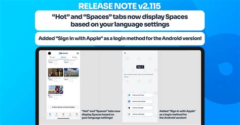 Release Note Cluster V2115 “hot” And “spaces” Tabs Now Display By Cluster Official Medium