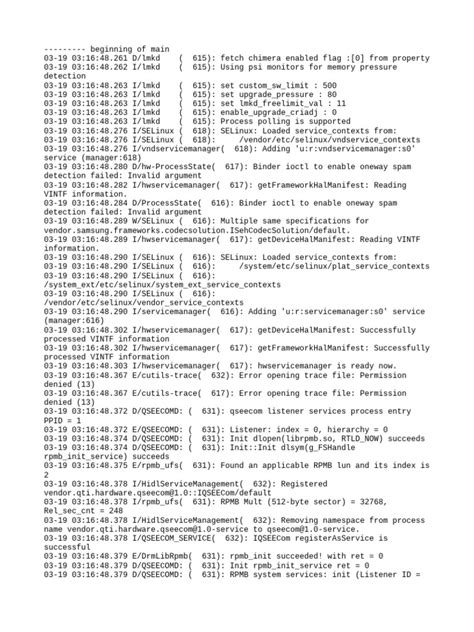 Logcat Csc Update Log Pdf Proprietary Software Operating System Technology