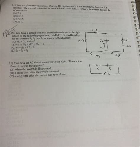 Solved You Are Given Three Resistors One Is A Resistor One