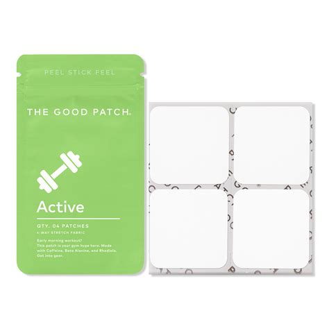 The Good Patch Active Plant Based Wellness Patch International Shipping
