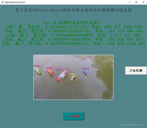 基于轻量级yolov5s融合ghost组件开发构建水面垃圾检测识别系统 水面障碍物检测系统实现csdn csdn博客