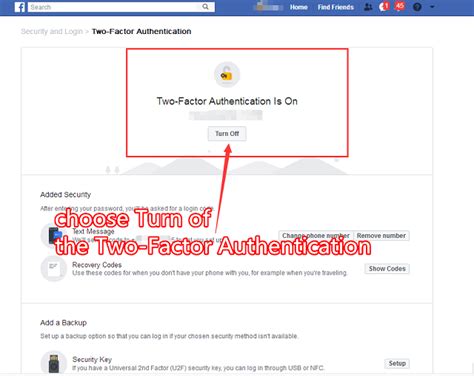 How To Close Facebook Two Factor Authentication Z2u Com