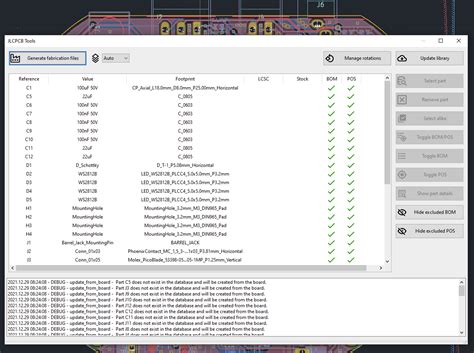Freeze On Start Of The Addon Issue Bouni Kicad Jlcpcb Tools GitHub