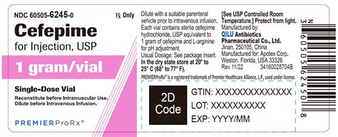 Cefepime Package Insert
