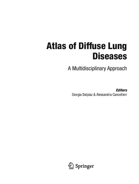 Pdf Atlas Of Diffuse Lung Diseases