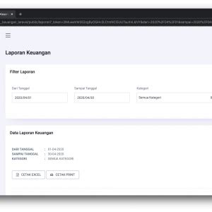 Source Code Aplikasi Keuangan Menggunakan Laravel Malas Ngoding
