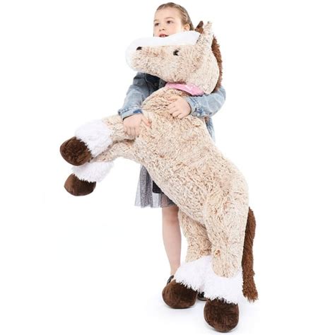 Morismos Big 47 Large Plush Horse Stuffed Animal Toy