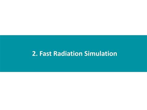 Fast Radiation Simulation And Visualized Data Processing Method Ppt