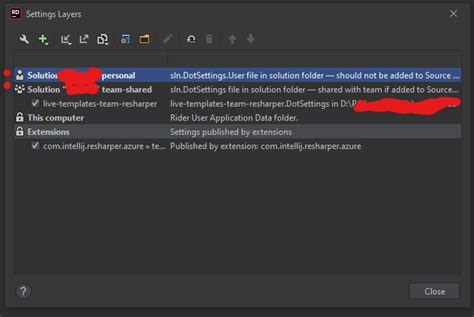Jetbrains Ide Setting Runsettings Path Per Solution In Rider Stack Overflow