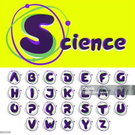 Science Alphabet Stock Illustration Download Image Now Alphabet Atom Biology Istock
