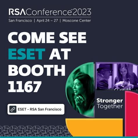 Eset North America On Linkedin Rsac Rsa2023 Rsaconference