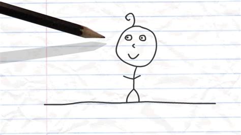 Нарисованый человечек Мультик By Сапдвач Youtube